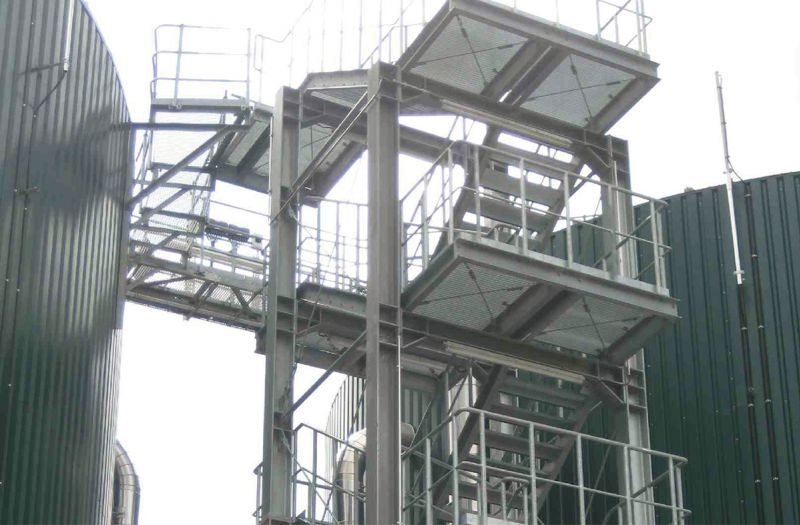 Industrial and Maintenance Staircases – Straight-Flight Staircases ...